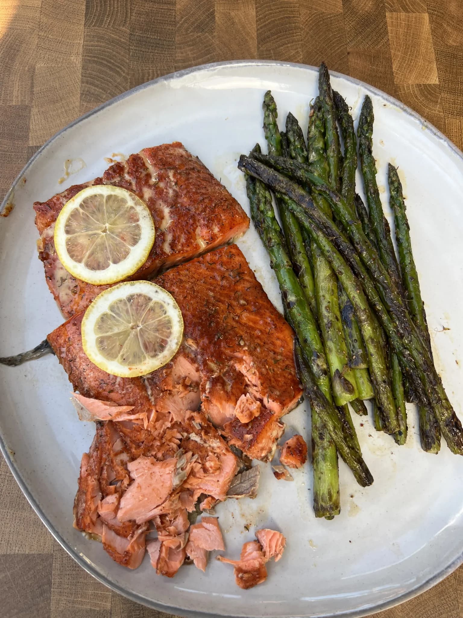 Honey Garlic Cedar Planked Salmon