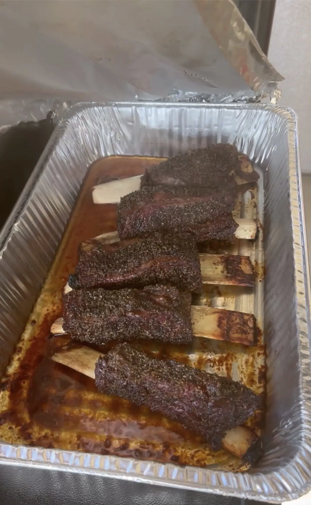 Individually Smoked Beef Ribs by cookingwithfire