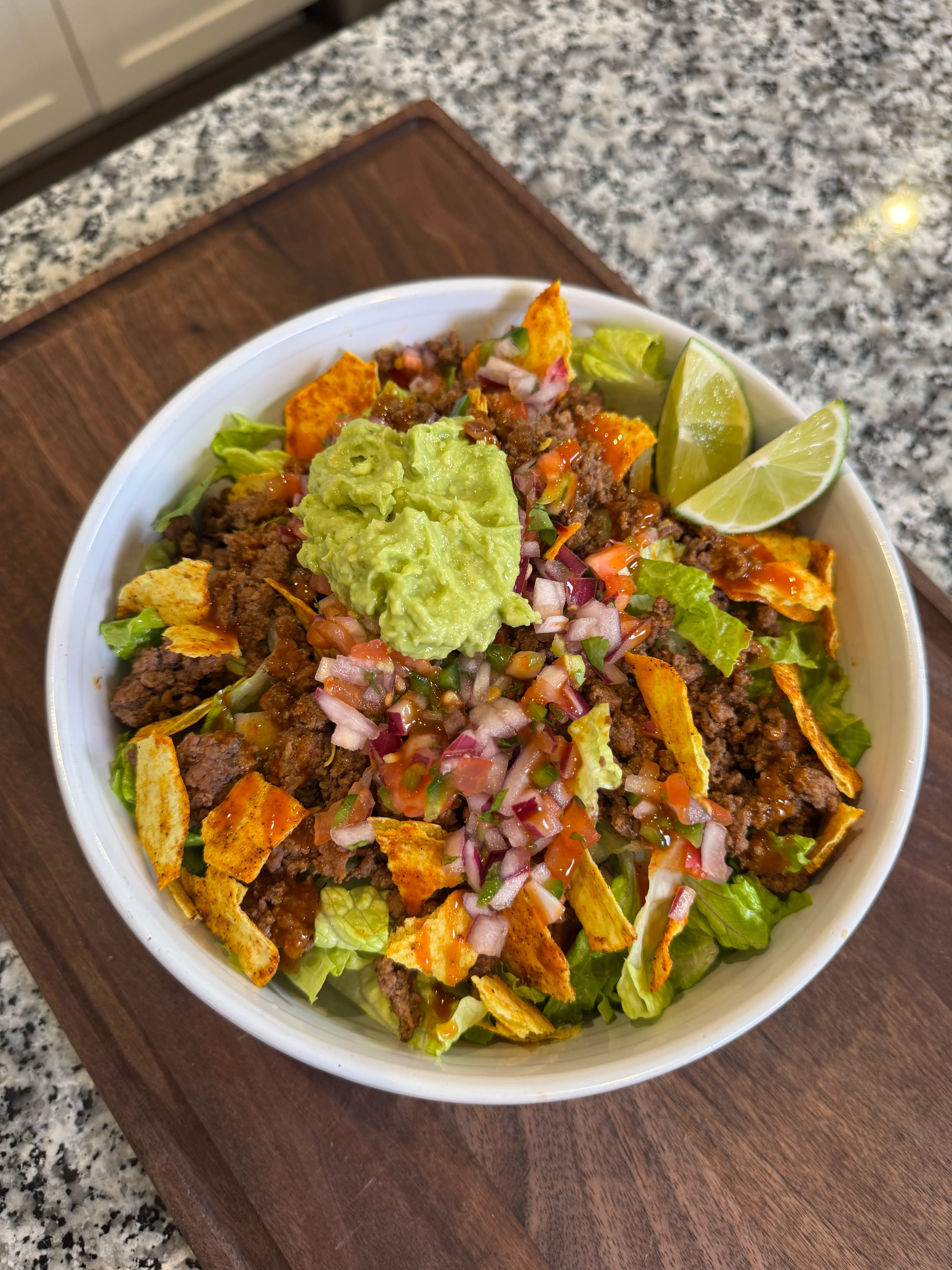 Loaded Beef Taco Bowl
