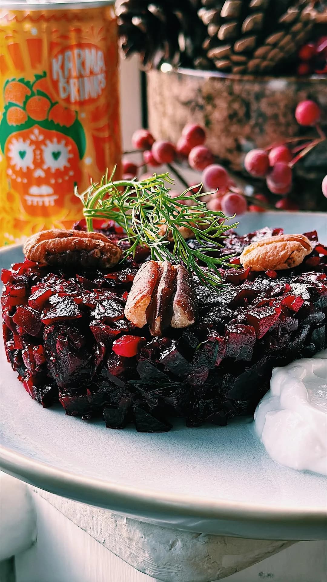 Beetroot Tartare with Pine Nut Puree | Provecho