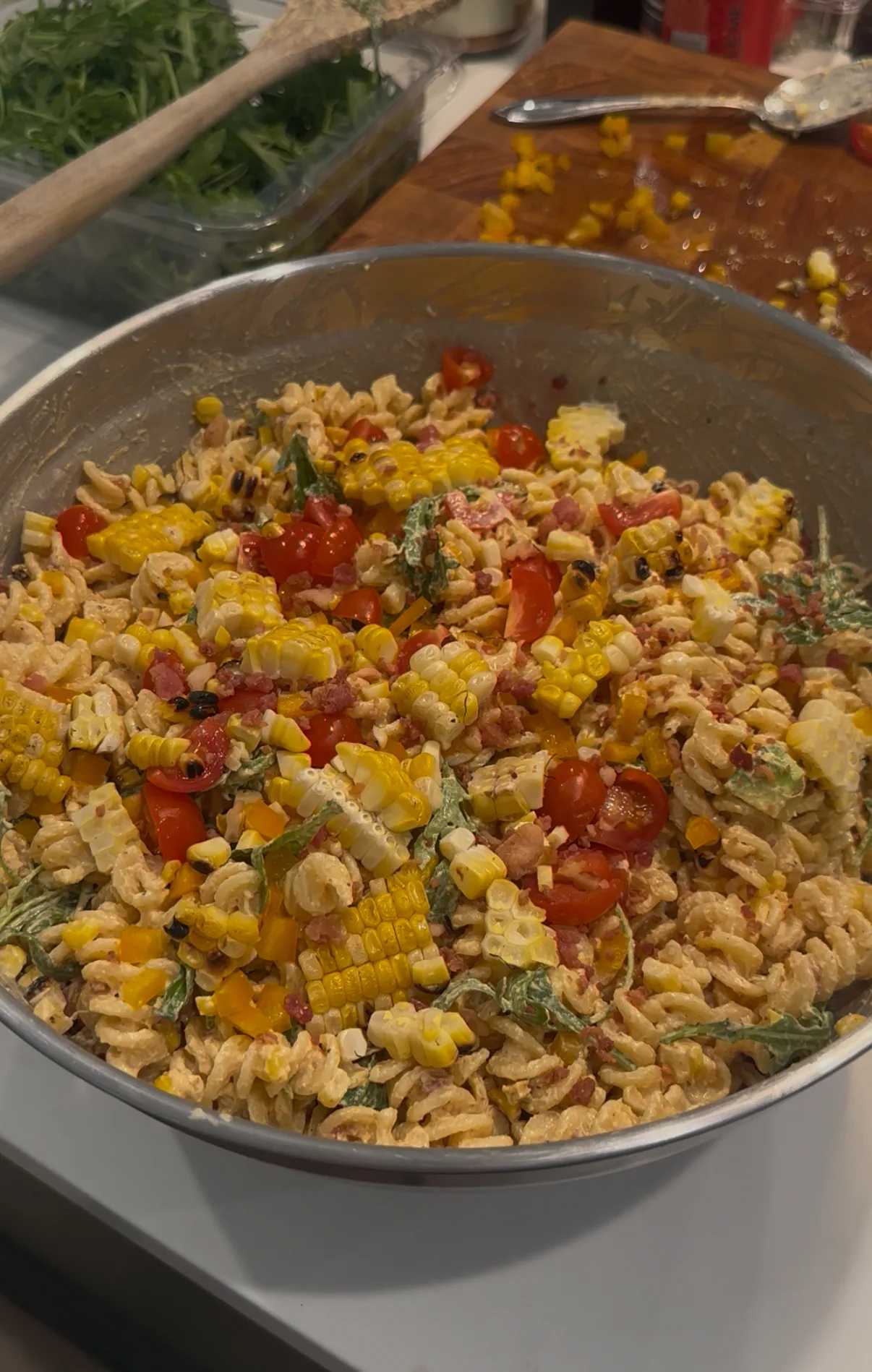 Elote Pasta Salad | Provecho