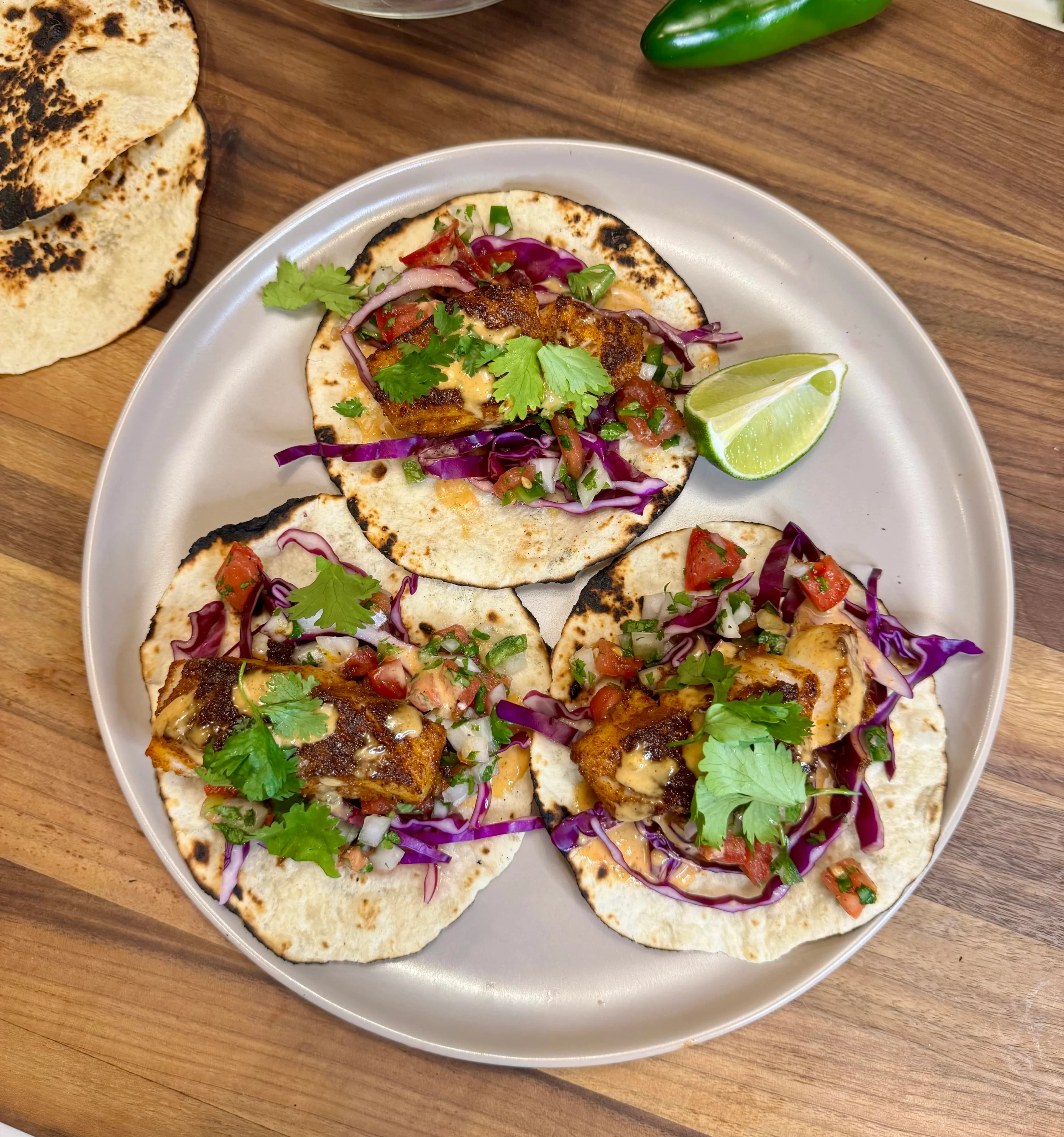 Blackened Fish Tacos | Provecho