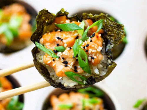 Hashimoto: Salmon Seaweed Cups