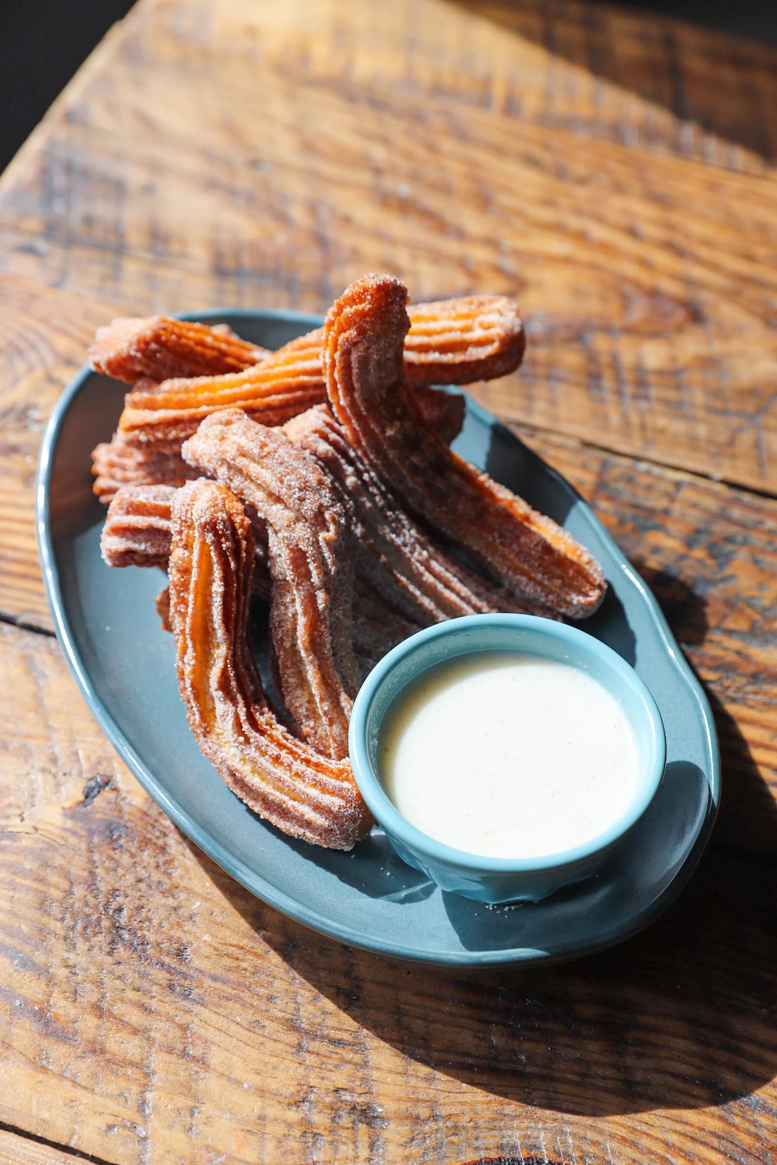 Pumpkin Churros with Brown Butter Glaze