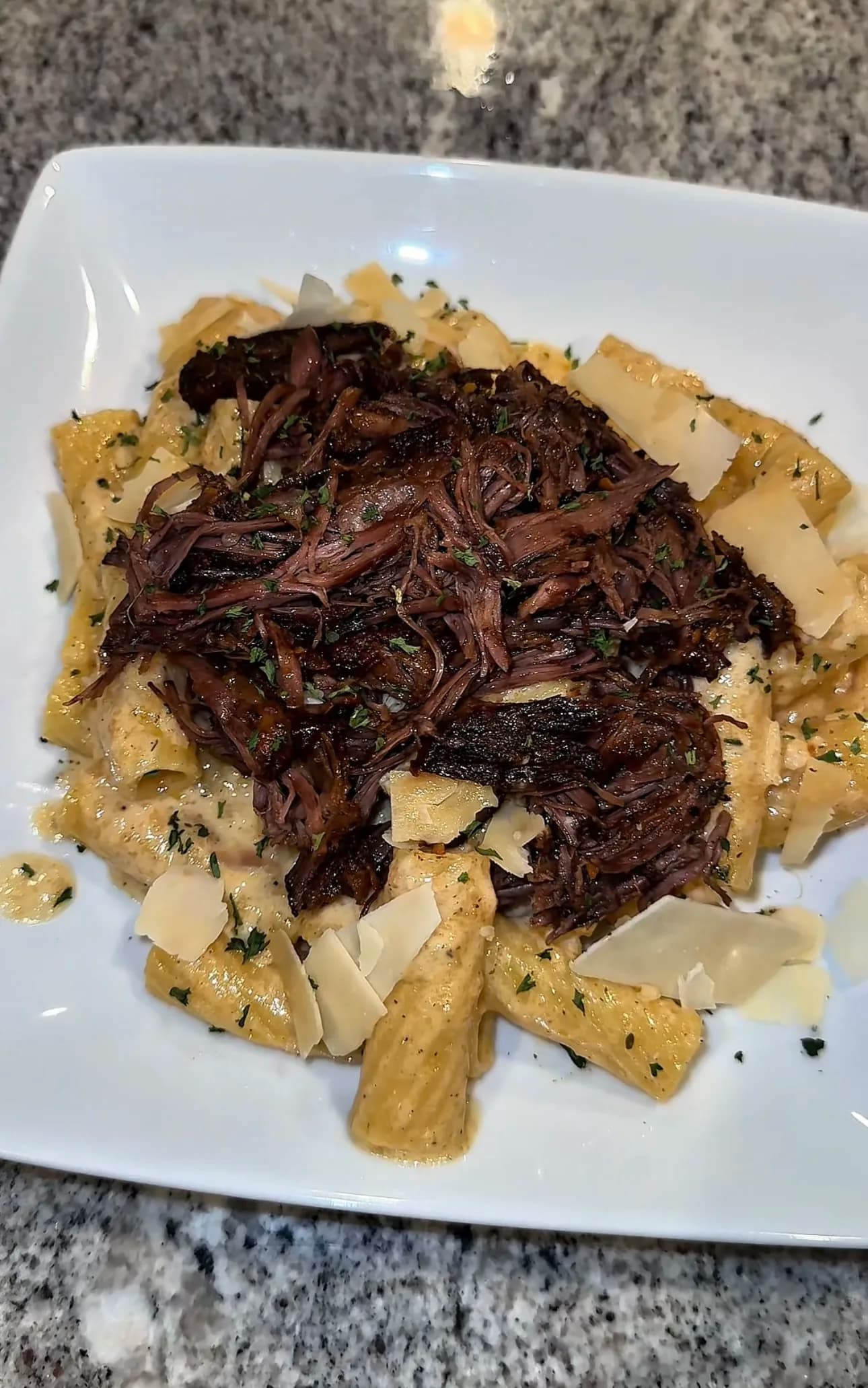 White Wine Truffle oil Short Rib Pasta | Provecho