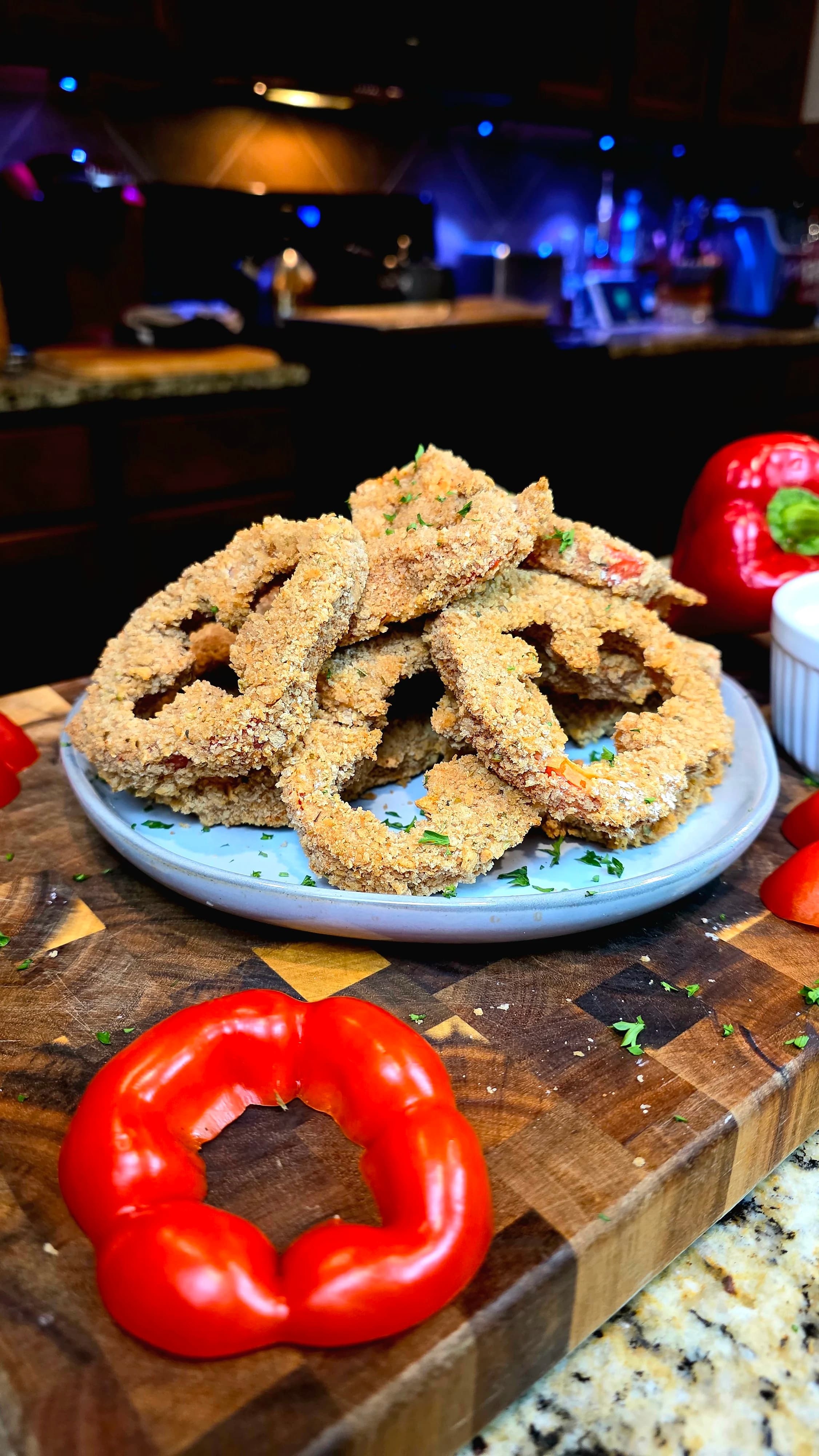 Crispy Red Peppers with Bloomin Sauce | Provecho