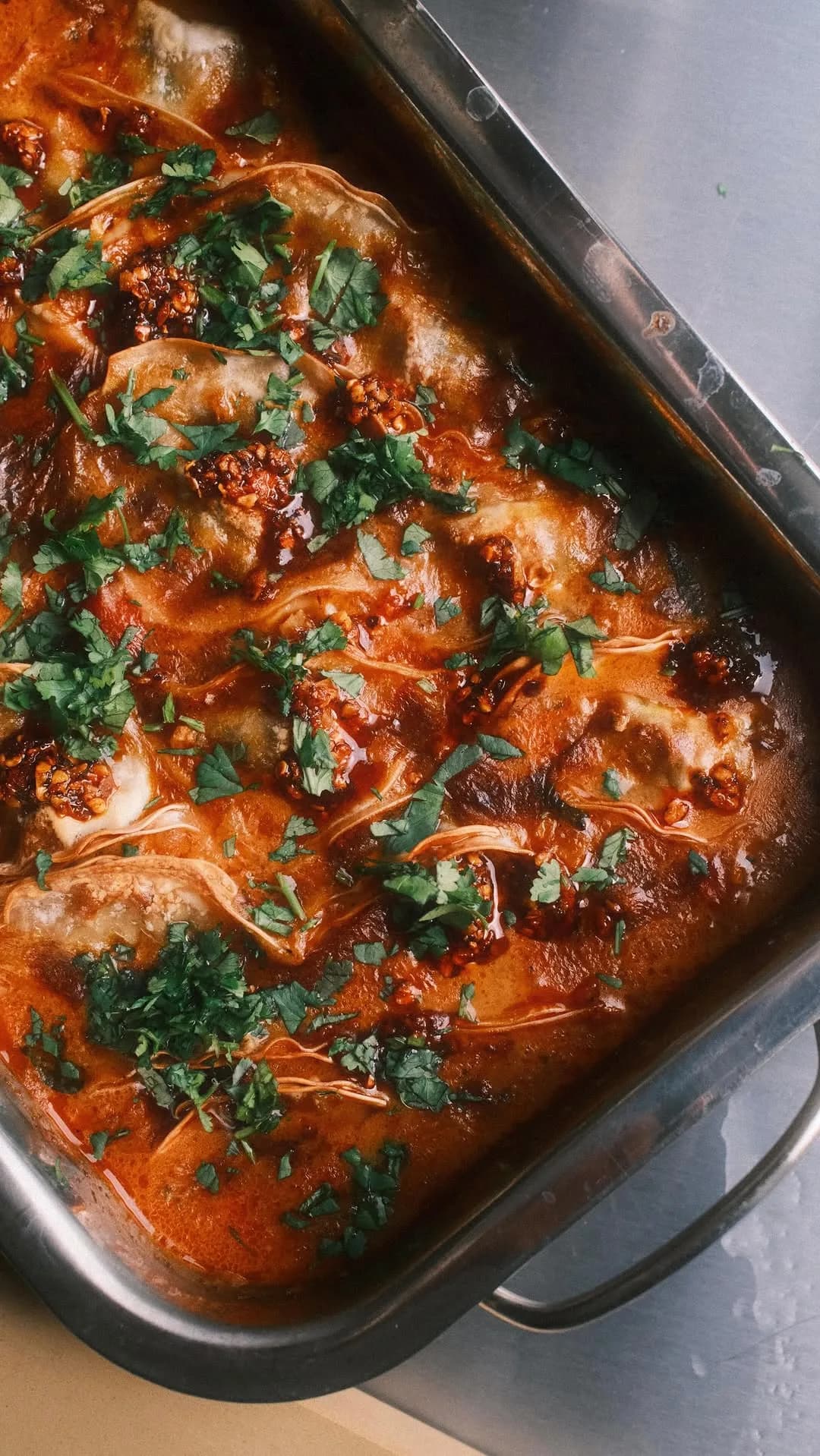Red Thai Curry Dumpling Tray Bake | Provecho