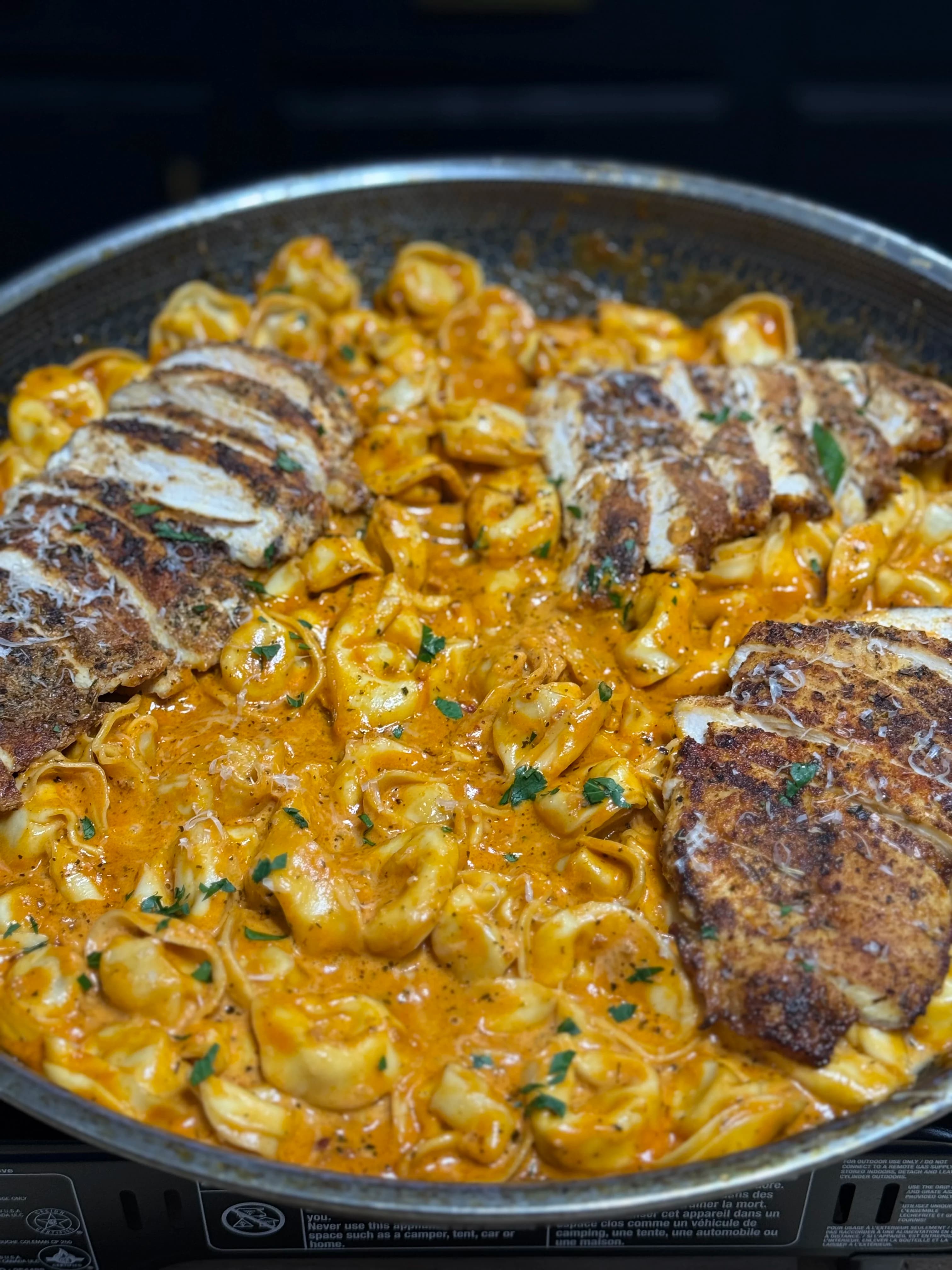 Blackened Chicken Tortellini Rosé