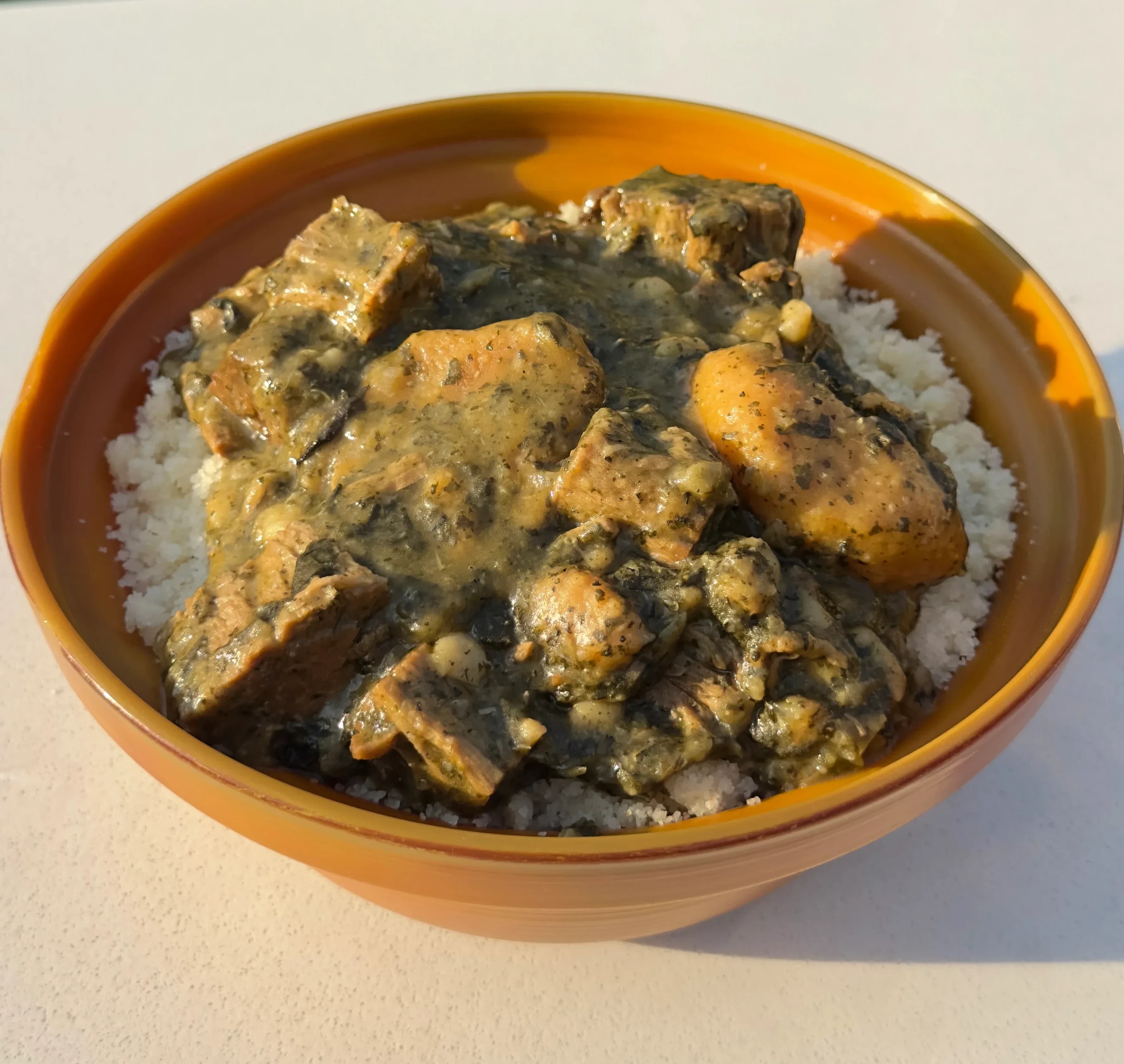 Tunisian Pkaïla with Couscous